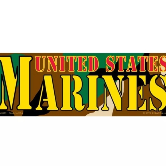 Eagle Emblems | Other | United States Marines Camouflage Laptop Window ...